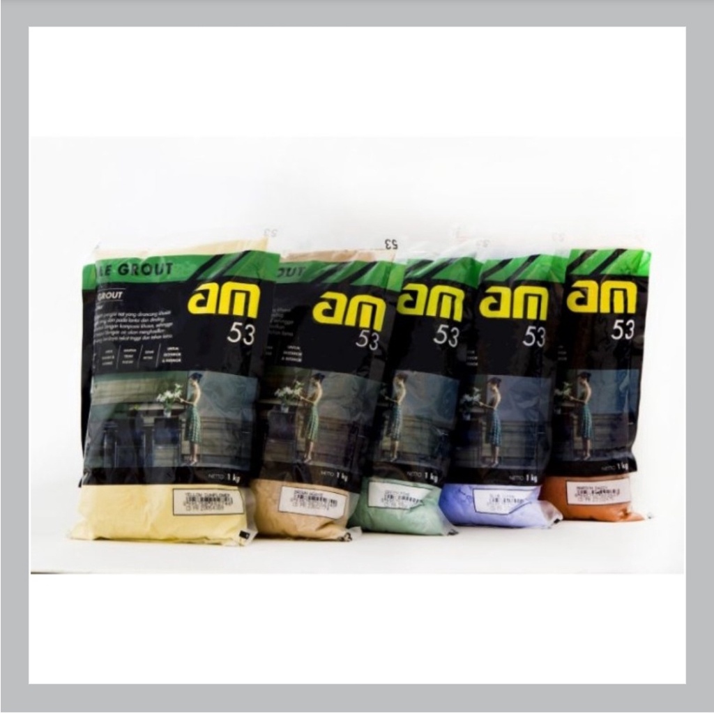 Jual AM 53 Tile Grout / Semen Nat Keramik / Tegel 1kg | Shopee Indonesia