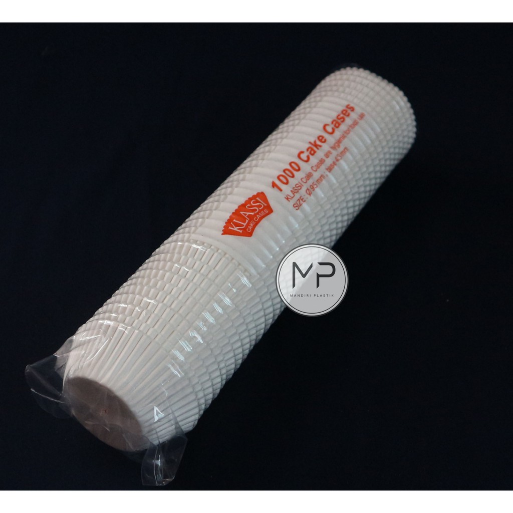 Jual Cup Kue Kertas / Paper Cake Cases 95mm PUTIH -1000Pcs | Shopee ...