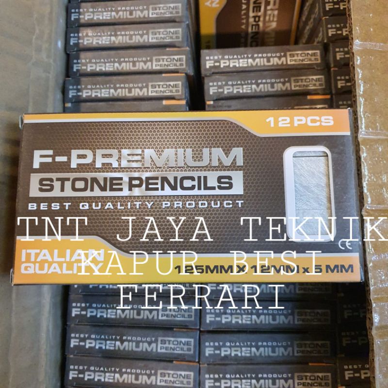 Jual KAPUR BESI F-PREMIUM / STONE PENCIL / KAPUR BESI FERRARI ORIGINAL | Shopee Indonesia