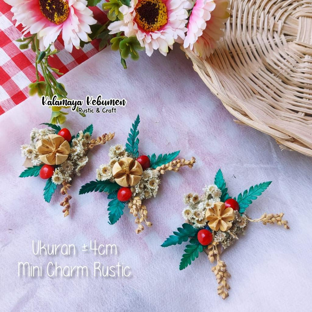 Jual Mini Charm Bonggol Bunga Kering Dried Flower Hiasan Mahar ...