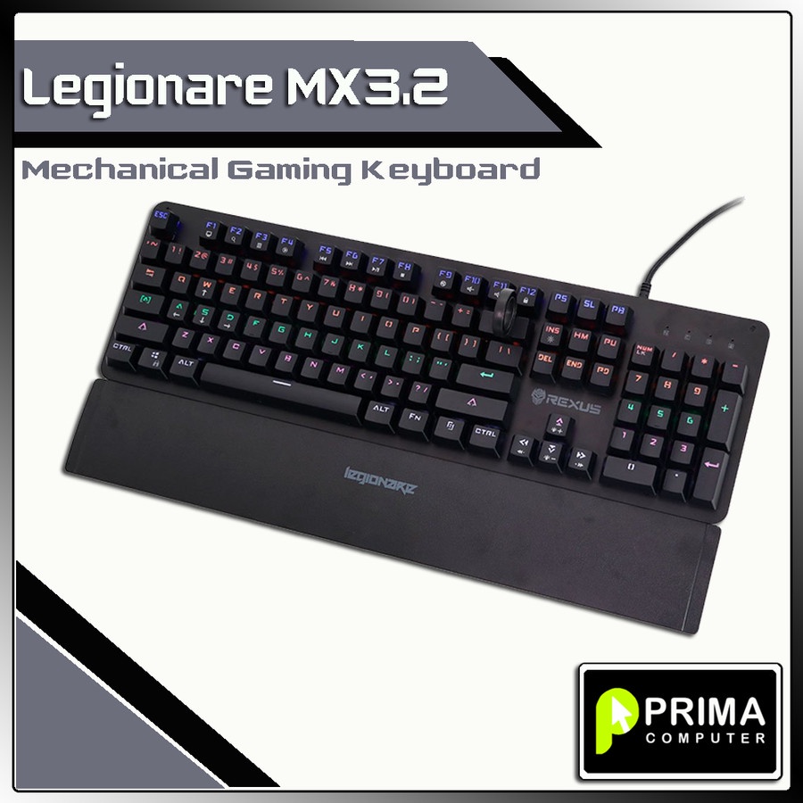 Jual Rexus Legionare MX3.2 Mechanical Gaming Keyboard | Shopee Indonesia