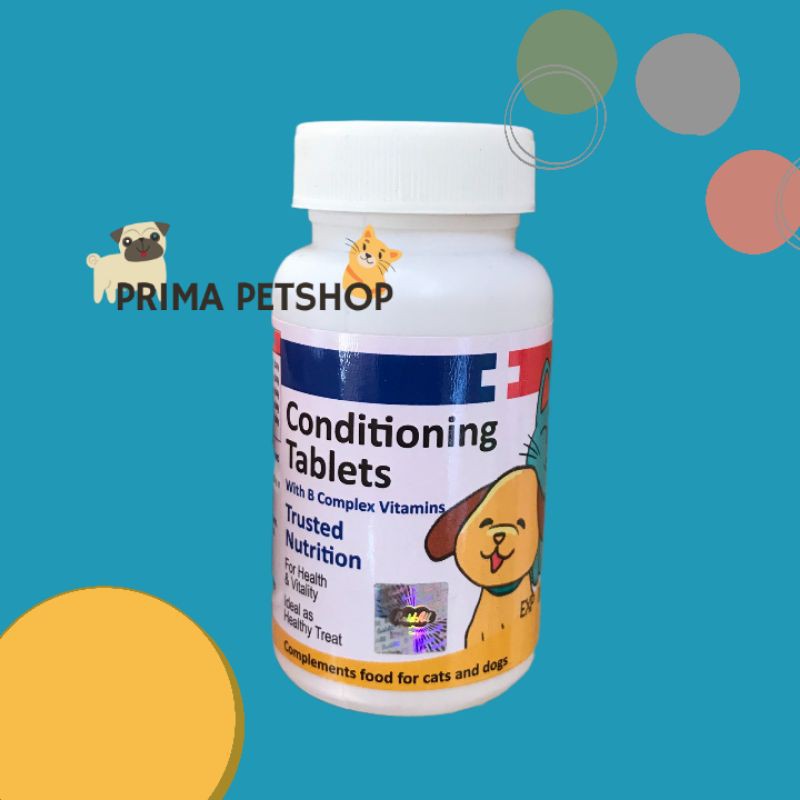 Jual CONDITIONING TABLET MULTIVITAMIN B KOMPLEKS UNTUK ANJING KUCING ...