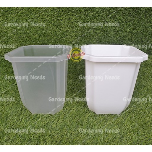 Jual Pot Bunga / Tanaman NKT Terra Kotak Putih Transparan | Shopee ...