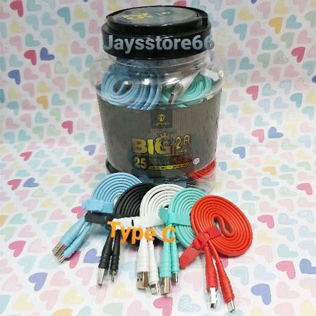 Jual Kabel Data BIG 2.A TYPE C Charge Lenyes LC923 Energy Bucket ( 1 ...