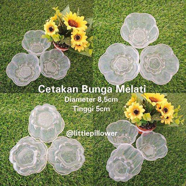 Jual (MELATI) Cetakan Bunga Melati/Cetakan Nasi/Cetakan Puding Bunga ...