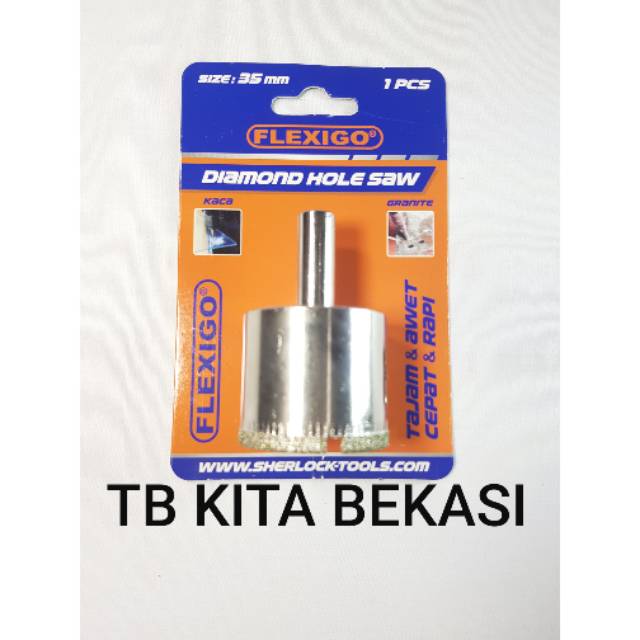 Jual MATA BOR KACA FLEXIGO 35 MM / MATA BOR GRANITE FLEXIGO 35 MM /MATA BOR MARMER FLEXIGO 35 MM ...