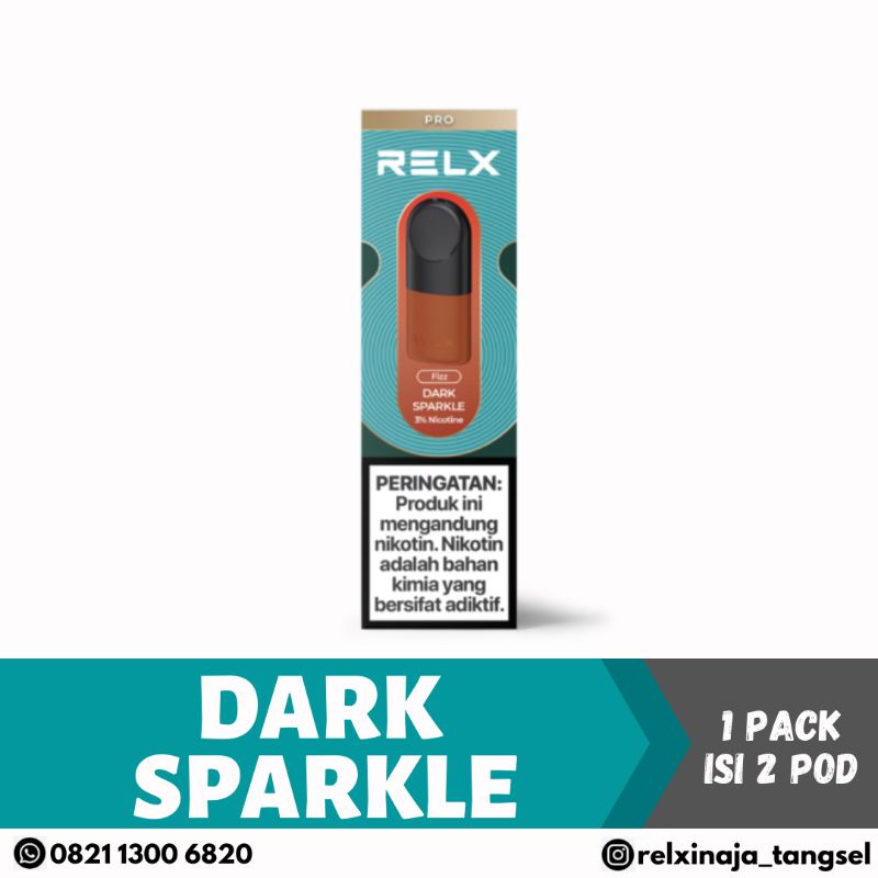 Jual RELX Infinity Pod - Dark Sparkle/Cola (isi 2 pods) | Shopee Indonesia
