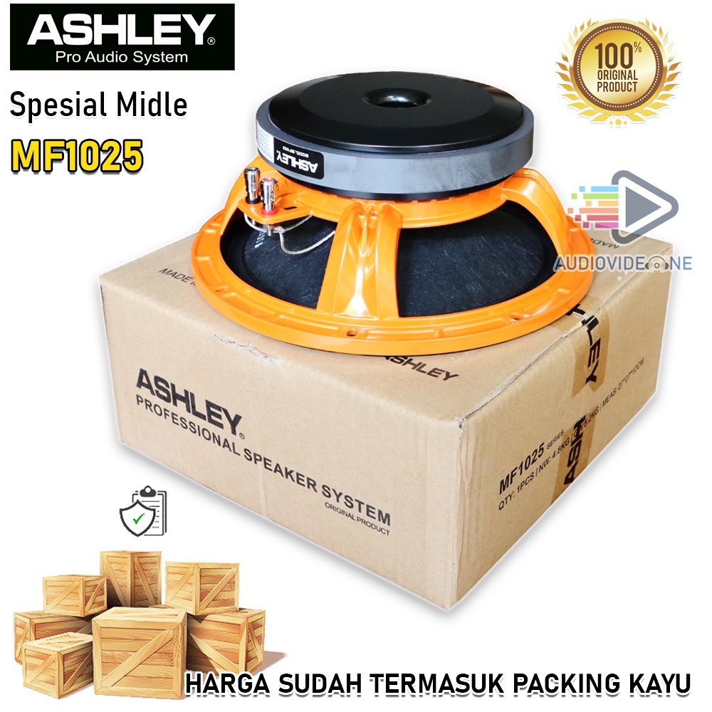 Jual Speaker Ashley 10 Inch MF1025 Spesial Midle Komponen Spiker Midel ...