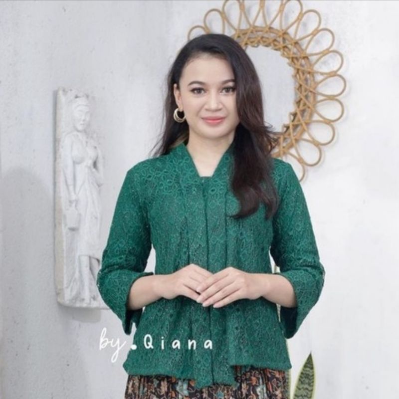 Jual ATASAN KEBAYA MODERN ATASAN KEBAYA BRUKAT KUTUBARU FLOY POLOS KEBAYA KUTU BARU ATASAN ...