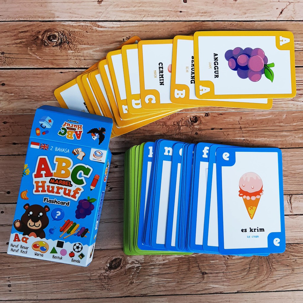 Jual TAMPILAN BARU ORIGINAL NEW ISTIMEWA 333/ Marbel FLASHCARD HURUF ...