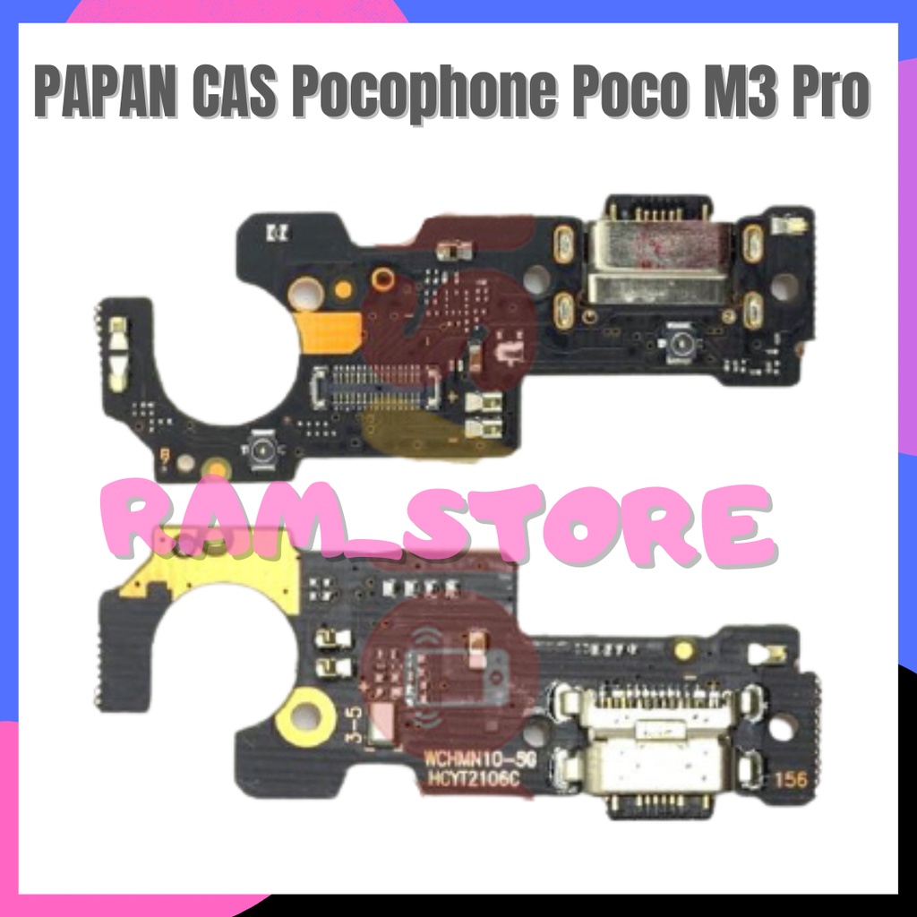 Jual PAPAN PCB FLEXIBLE KONEKTOR CAS CONECTOR CHARGER POCOPHONE POCO M3 ...