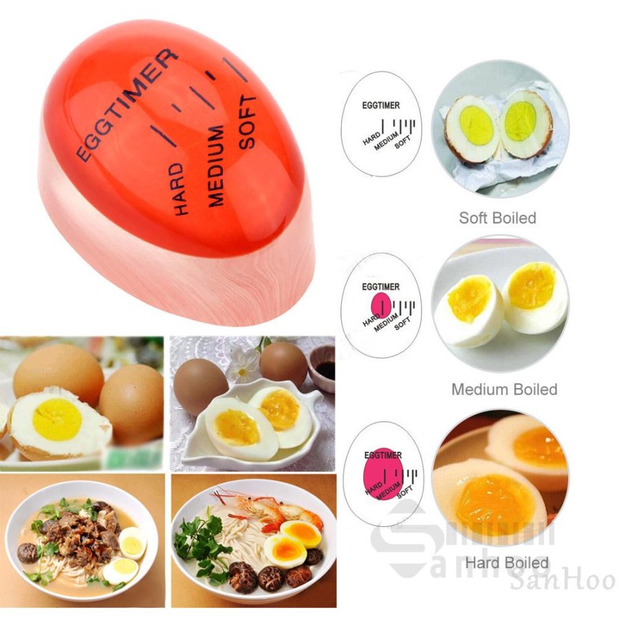 Jual Egg Timer Perfect Boiled Indicator Pengukur Suhu Telur Rebus ...