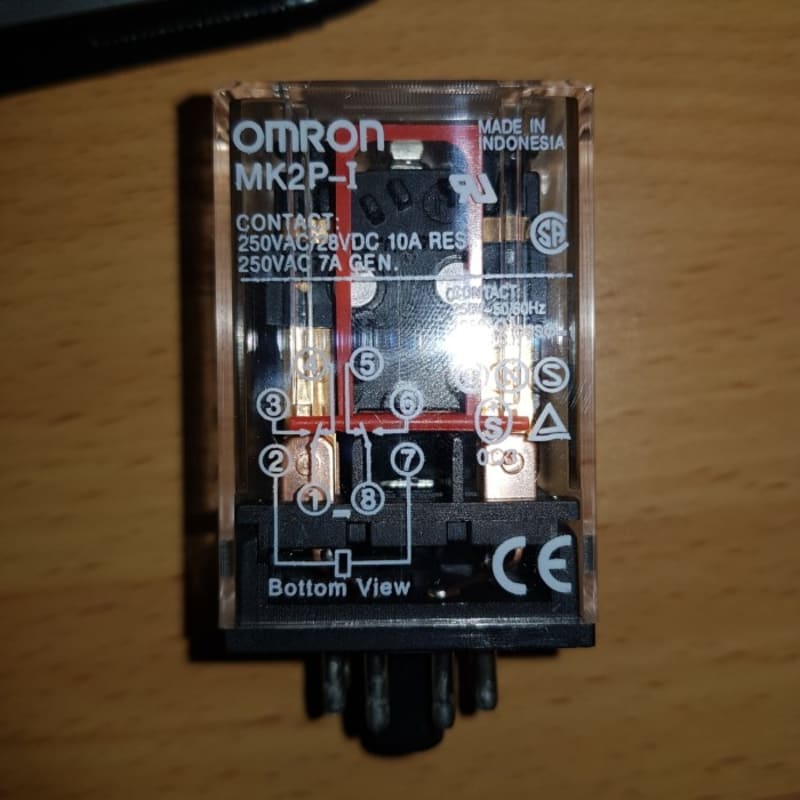 Jual Relay Omron MK2P-I / MK2P / MKS2P 220V 8PIN - 110VAC | Shopee Indonesia