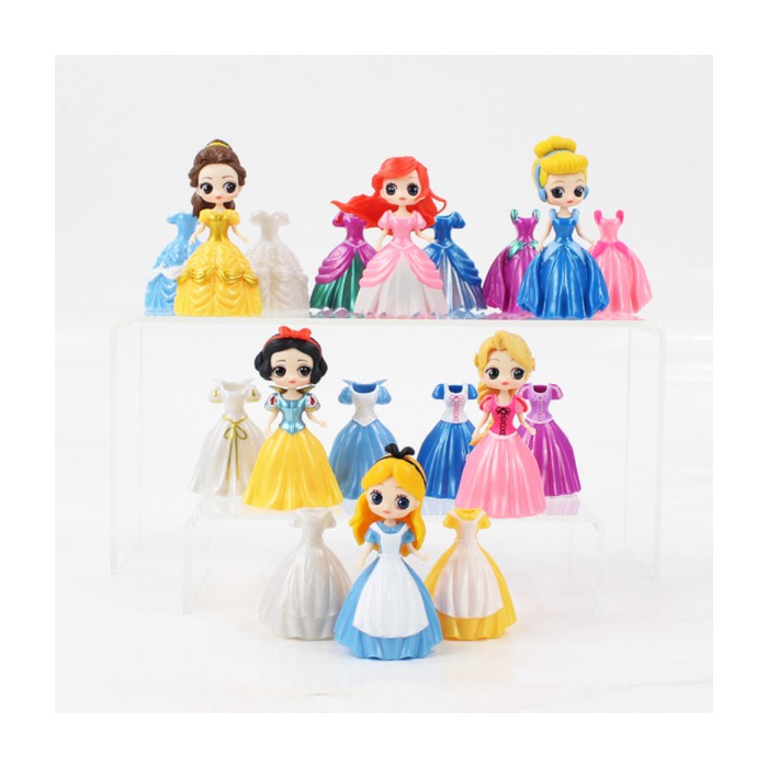 Jual Figure Disney Princess Set 6 Include 18 Dress murah Berkualitas ...