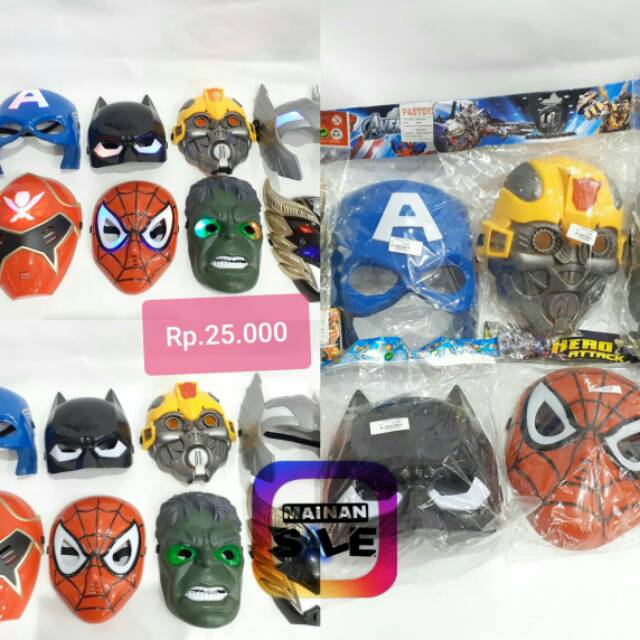 Jual Topeng Karakter super hero | Shopee Indonesia