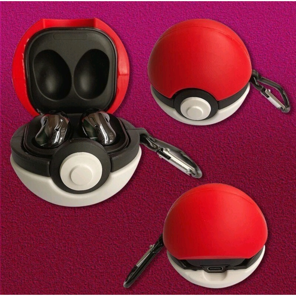 Jual POKEMON 3D Poke Ball Pokeball Samsung Buds Live Buds pro Buds 2 ...