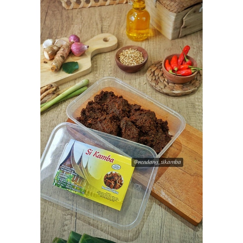 Jual Rendang Si Kamba (Asli Minangkabau Daging Lokal Premium - 200 gr ...