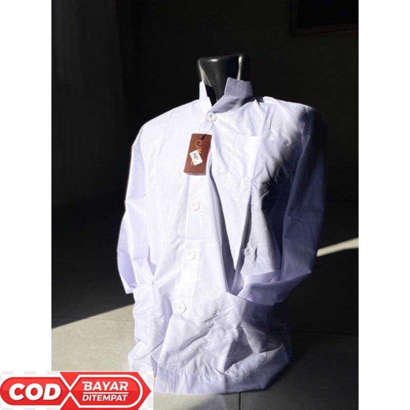 Jual [TERBARU] BAJU KOKO HABAIB DEWASA MA’UWA PUTIH POLOS KANCING BESAR ...