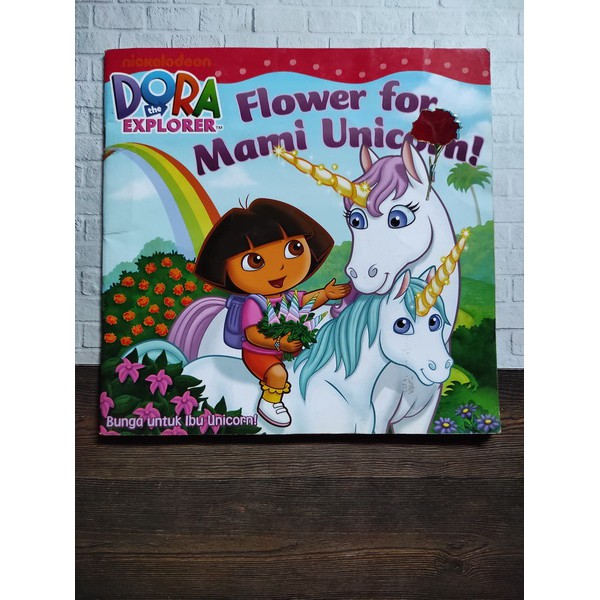 Jual Dora The Explorer - Flower for Mami Unicorn (Free Buku Mewarnai ...