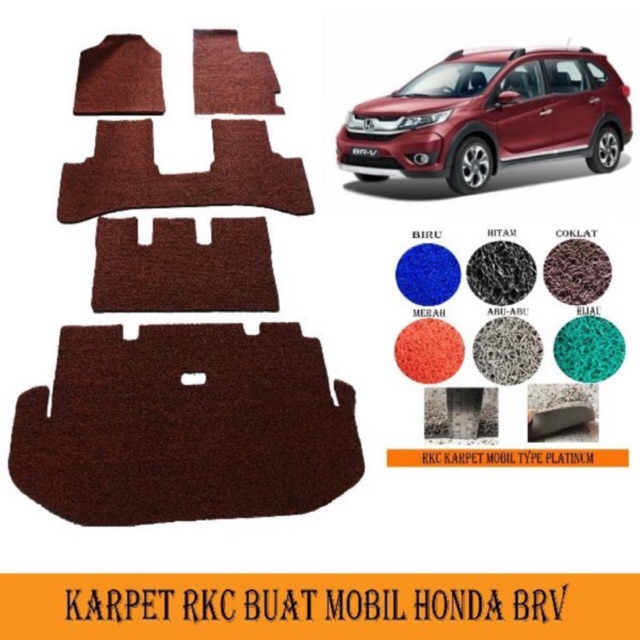 Jual Karpet mobil Honda BRV model mie type PLATINUM Full bagasi bukan ...