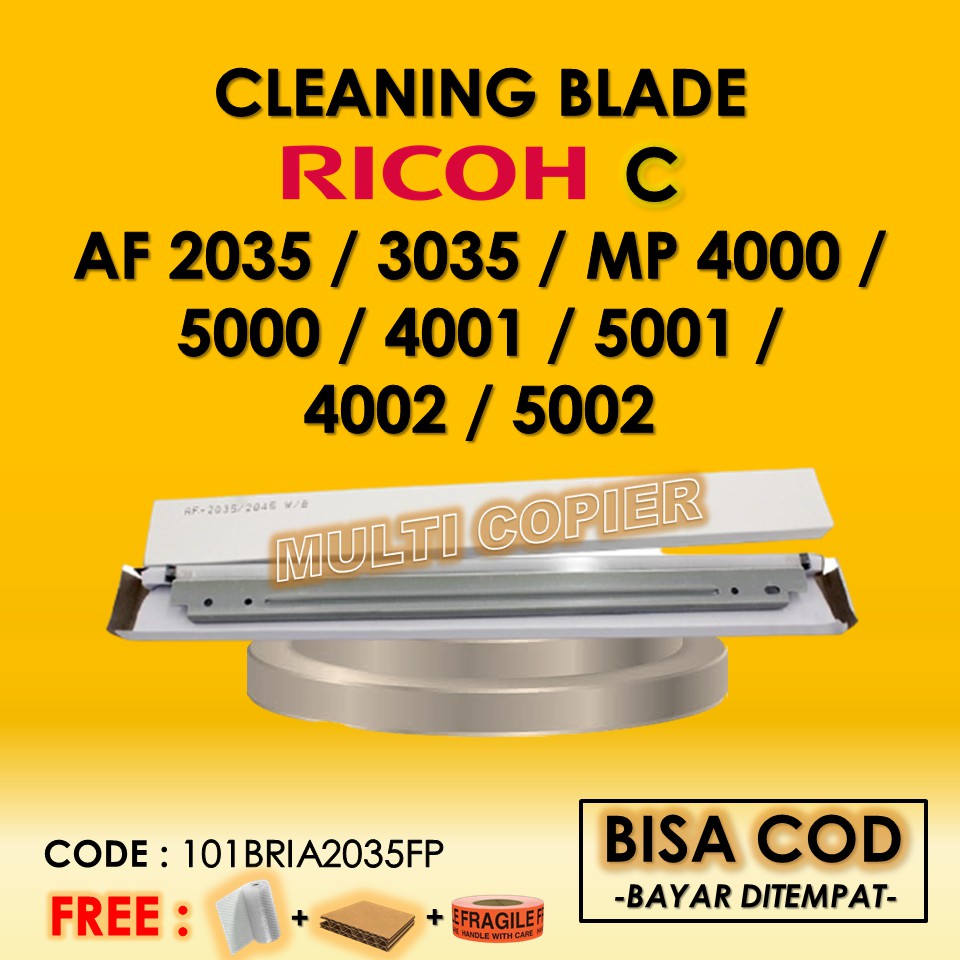Jual Cleaning Blade C Ricoh Af 2035 3035 Mp 4000 5000 4001 5001 4002 5002 | Shopee Indonesia