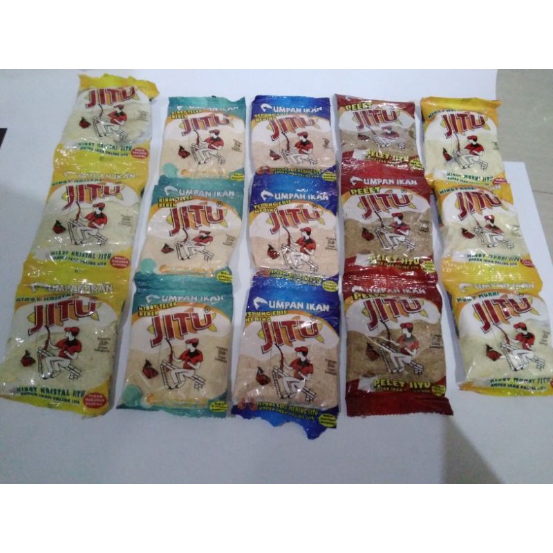 Jual umpan pelet jitu merah,ebie,murni,kristal,telor bebek harga 1 biji ...