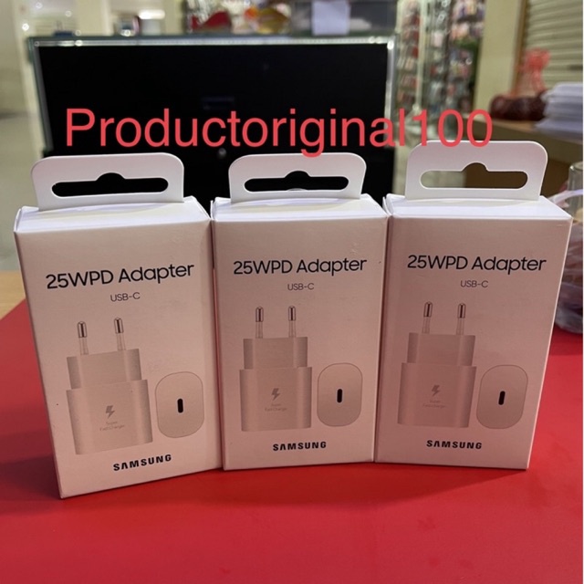 Jual Kepala Samsung Super Fast Charger 25W Adaptor Type C S20 S21 A71 ...