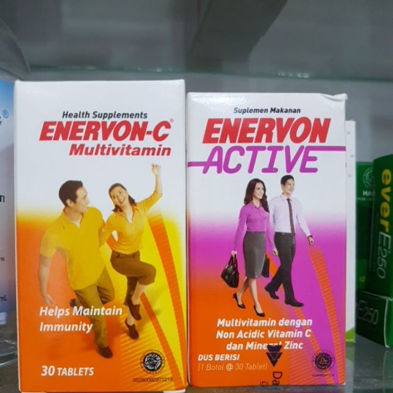 Jual Enervon C Botol 30 Tablet | Shopee Indonesia