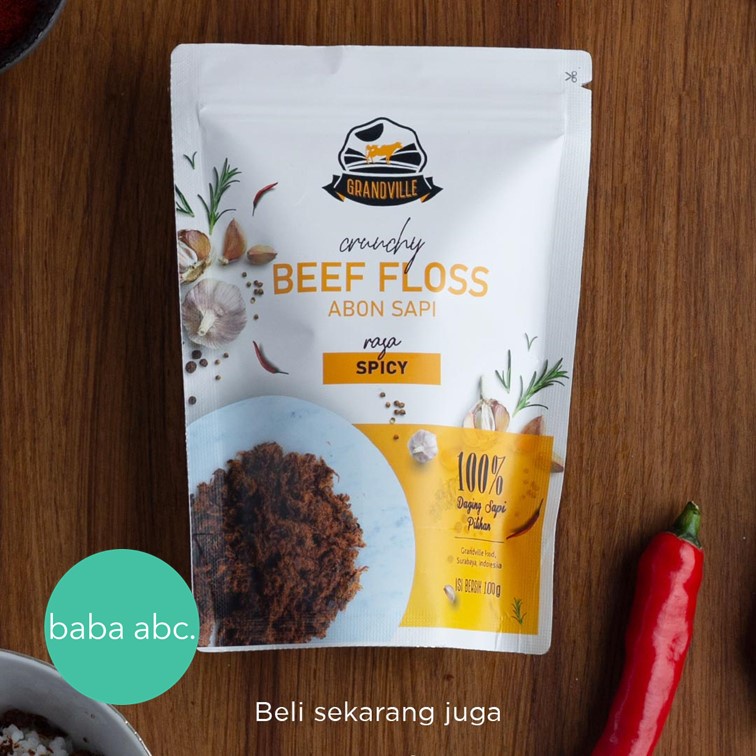 Jual Abon CIPUNG Abon GRANDVILLE Beef Floss Abon Sapi Chicken Floss ...