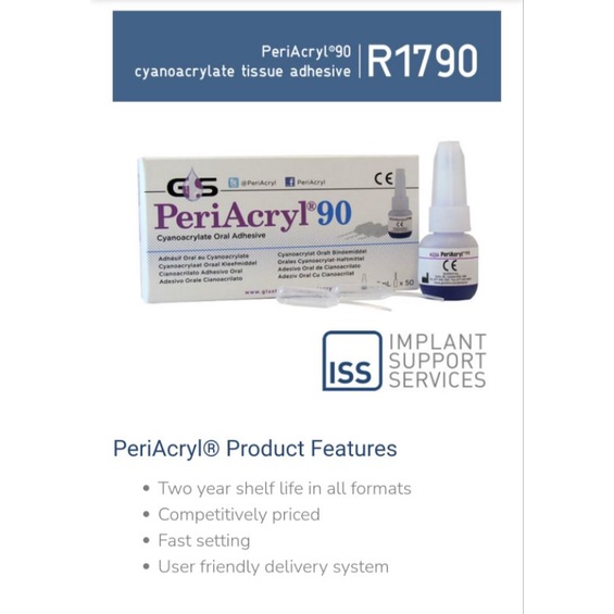 Jual PeriAcryl Soft Tissue Adhesive Bottle Type & Pipet Type | Shopee ...