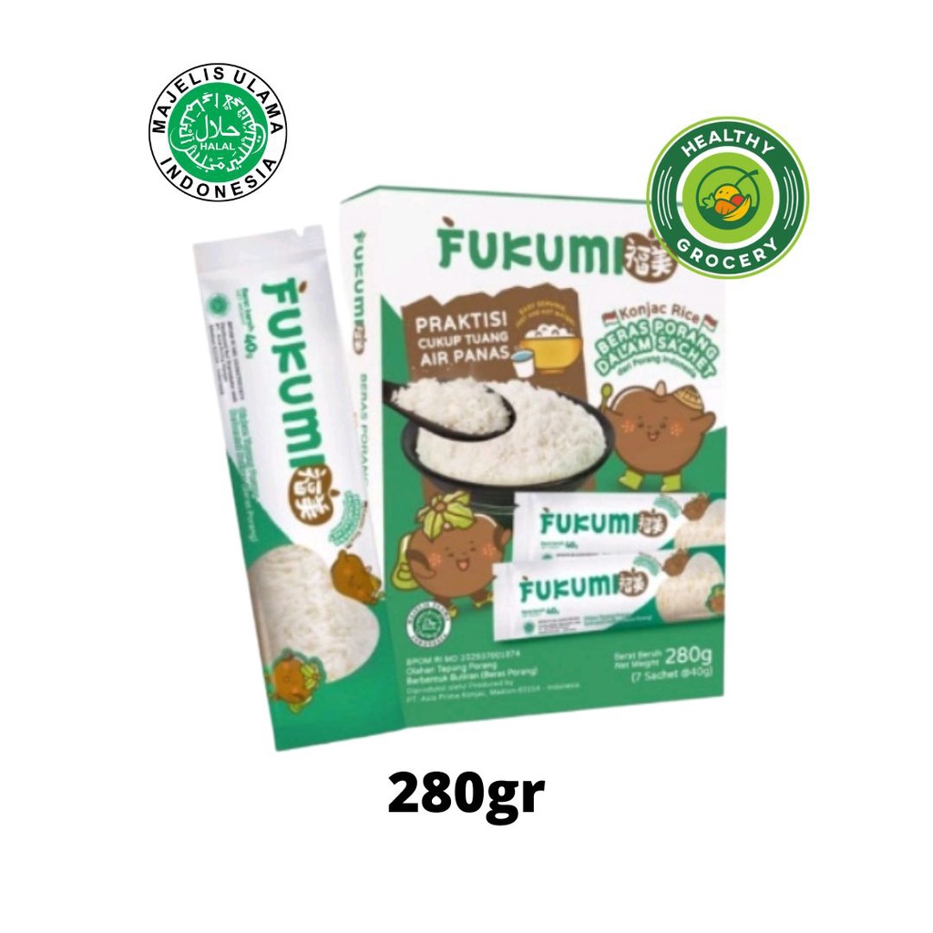 Jual Fukumi Beras Porang Konjac Rice Box Sachet 280gr | Shopee Indonesia