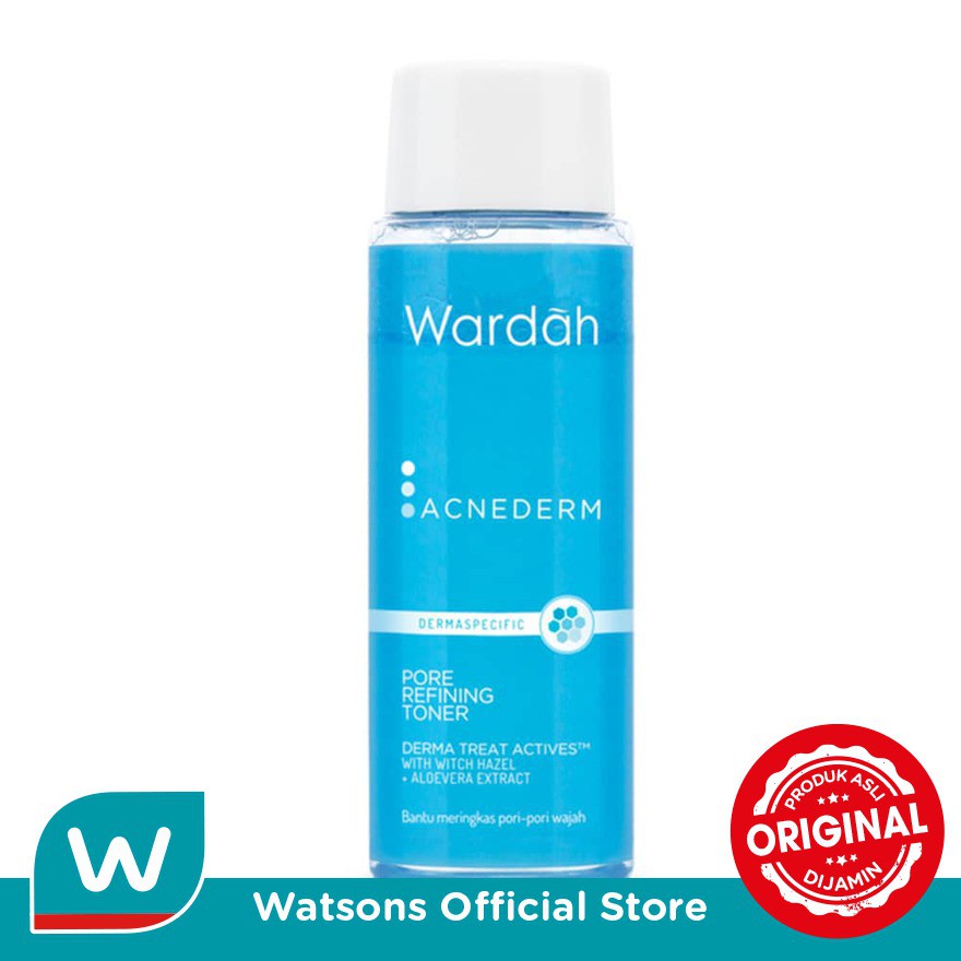 Jual Wardah Acnederm Pore Refining Toner 100ml | Shopee Indonesia
