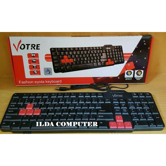 Jual Keyboard Votre Key Keyboard External USB Votre Murah | Shopee ...