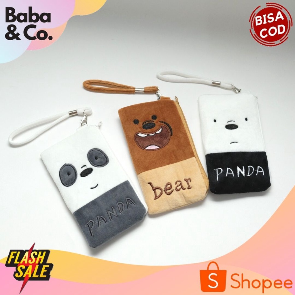 Jual DOMPET UANG WE BARE BARS POUCH KECIL WE BARE BEARS TEMPAT KOIN LUCU MURAH DOMPET KECIL WBB ...