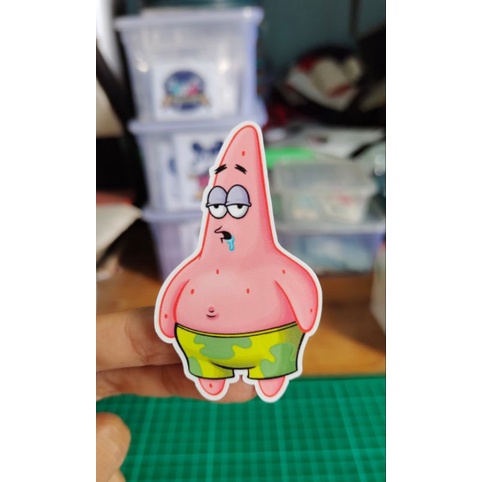 Jual stiker print Patrick custom stiker keren lucu murah | Shopee Indonesia