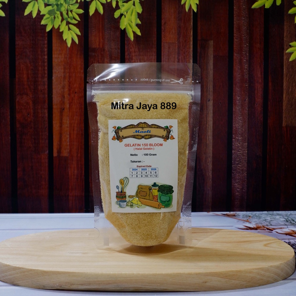 Jual Gelatin Sapi Bubuk HALAL 100 Gram / Gelatine Powder Food Grade 150 ...