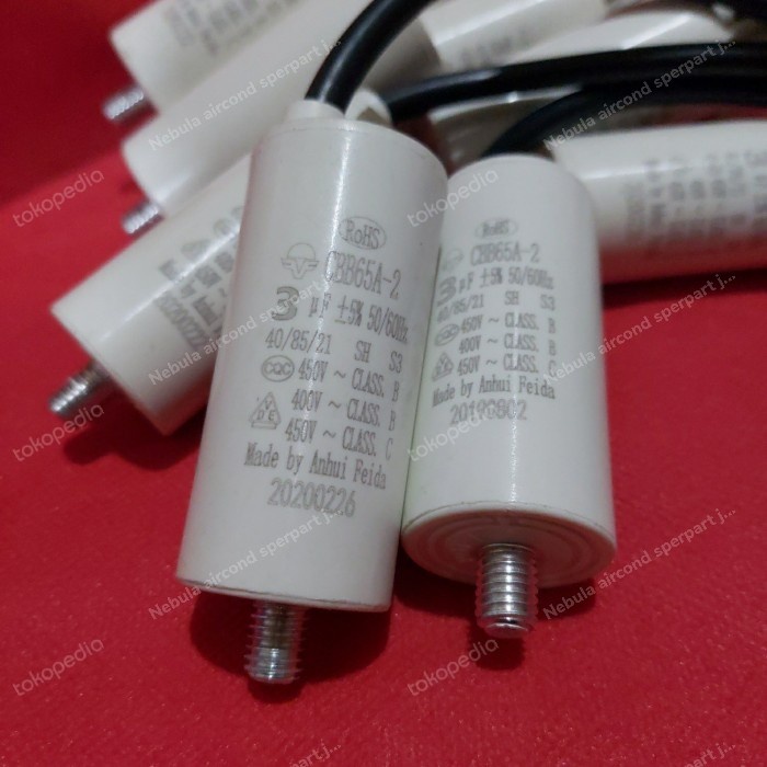 Jual CAPASITOR 3 UF CBB65A-2 RoHs ORIGINAL GbrnOlsp15 | Shopee Indonesia