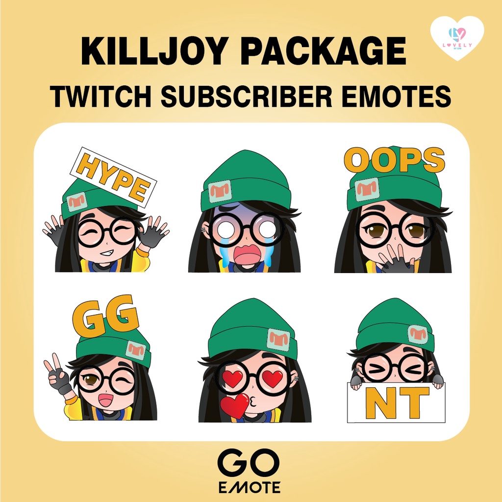 Jual Emote Twitch Killjoy Valorant Free Sticker | Shopee Indonesia