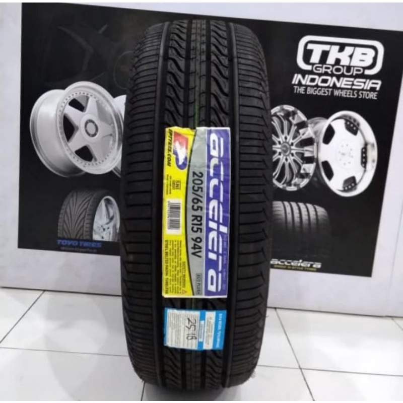 Jual ban mobil ring 15 ban tubles accelera 205 65 r15 ecoplush ban mobil standar innova bukan ...