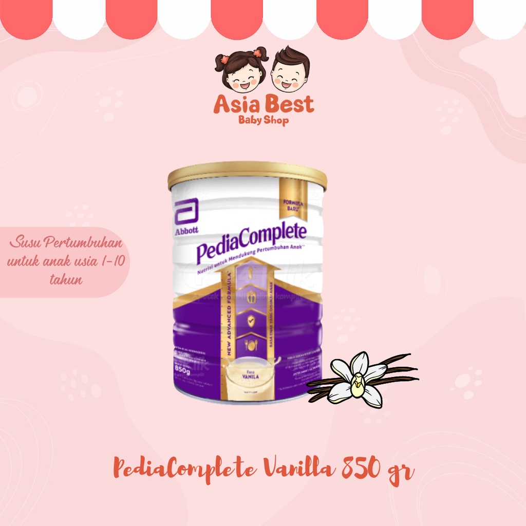 Jual PEDIACOMPLETE / PEDIASURE COMPLETE VANILLA 850 GR | Shopee Indonesia