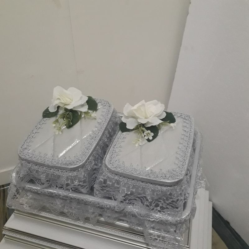 Jual Wadah Bunga Rampai / Kotak Uang / Wadah Uang - Silver | Shopee ...