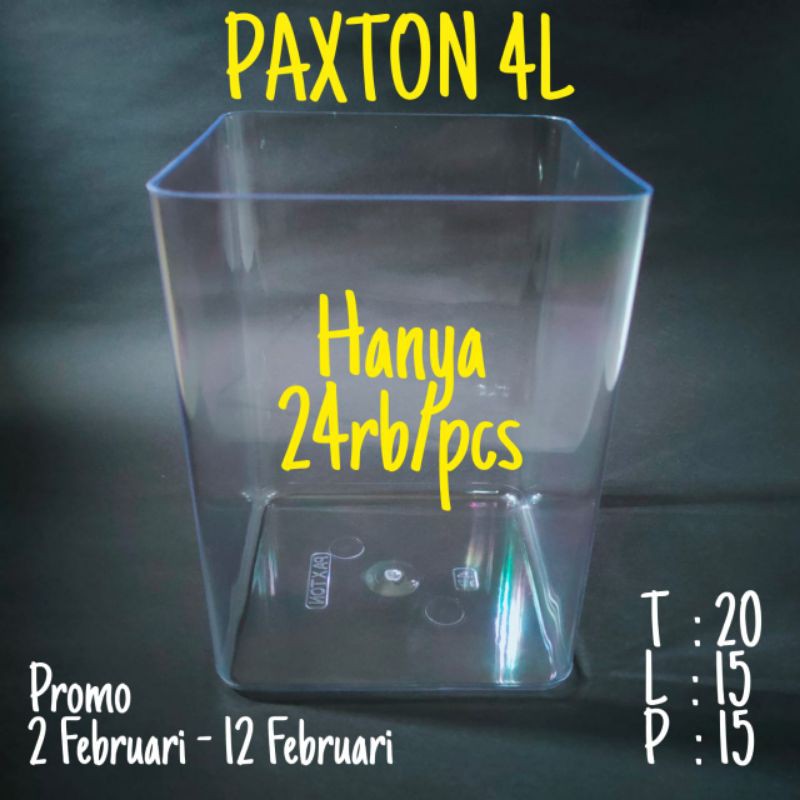 Jual TERMURAHHH!!! Soliter Cupang Akrilik/PS 4L 4 Liter - PAXTON ...