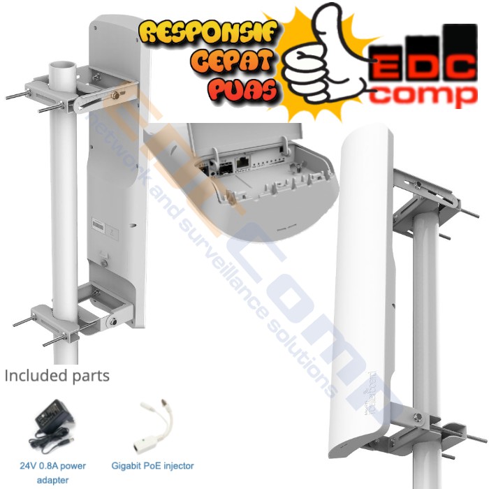Jual Mikrotik RB921GS-5HPacD-19S ( MANTBox-19s ) 19s Embedded Sectoral ...