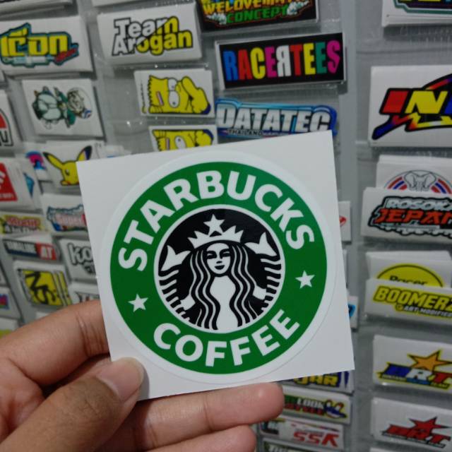 Jual Sticker printing STARBUCKS total pembelian minim harus 20rb ...