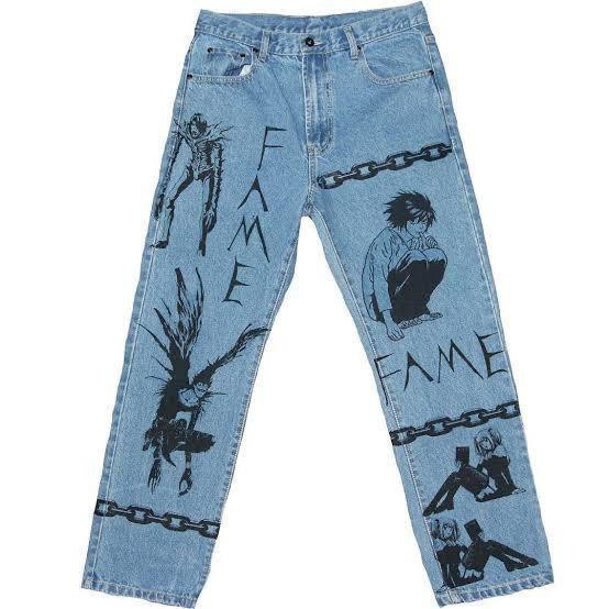 Jual Death Note Painted Jeans | Shopee Indonesia