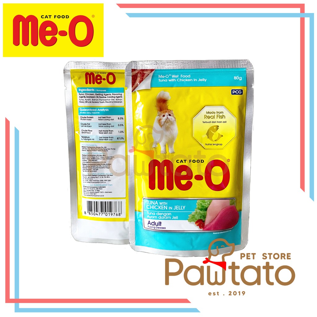 Jual Makanan Kucing MEO Pouch Kitten Cat Wet Food Tuna Ocean Fish ...