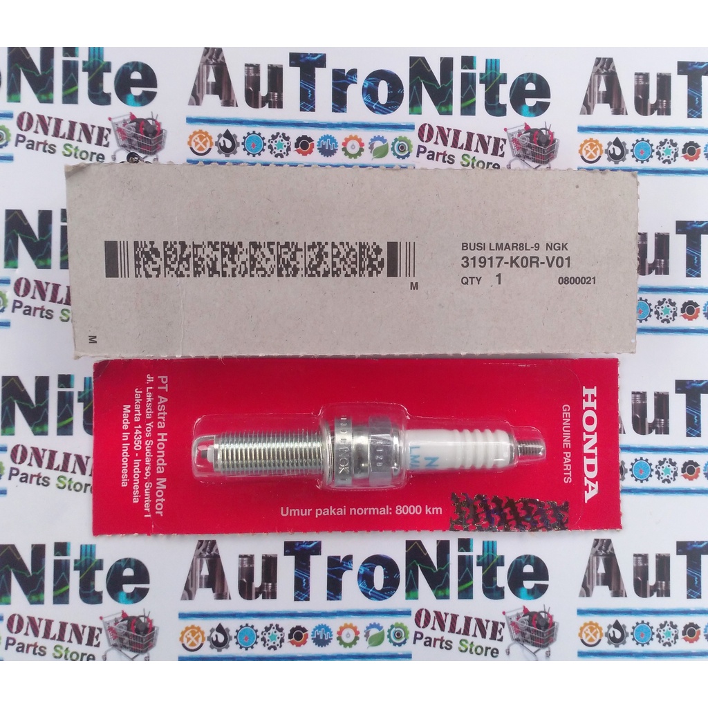 Jual BUSI Plug Spark LMAR8L-9 NGK 31917-K0R-V01 Original HONDA AirBlade ...