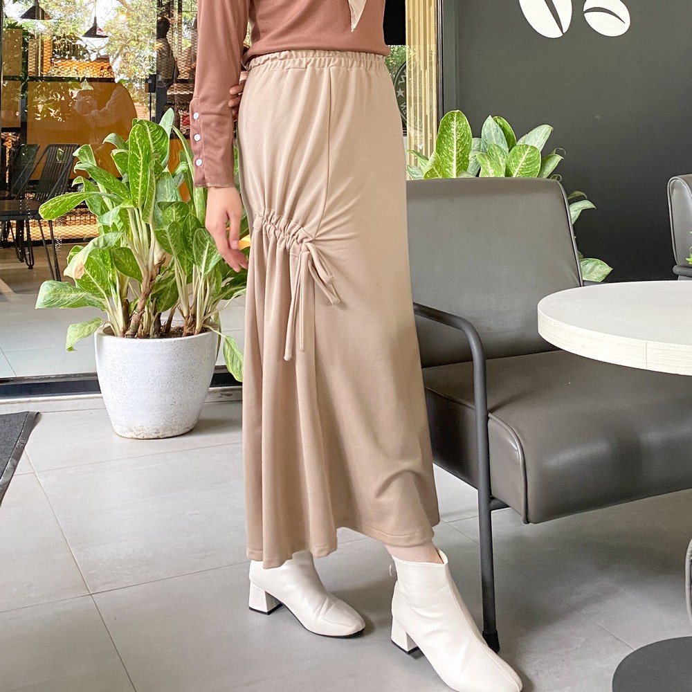 Jual Mybamus Tira Skirt – Rok Serut Korean Look – Rok Wanita – Rok ...