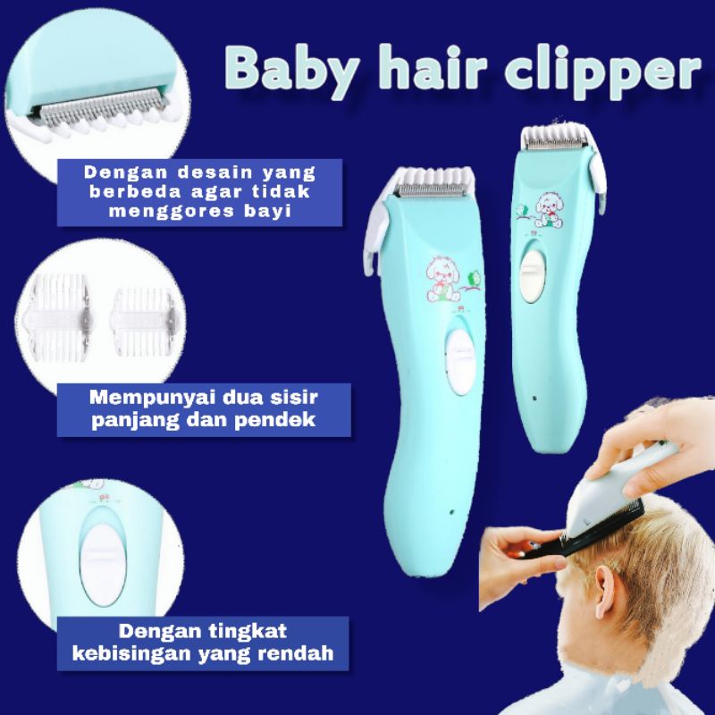 Jual BABY HAIR CLIPPER / ALAT CUKUR RAMBUT BAYI / mudah dicuci | Shopee ...