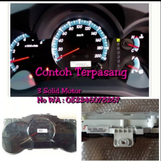 Jual Speedometer Fortuner Diesel Matic 2012-2015 Original | Shopee ...